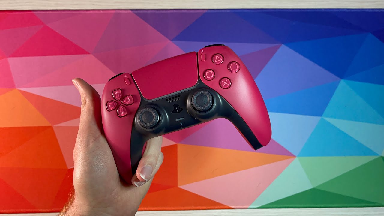 Cosmic Red PS5 Controller Unboxing and REVIEW - YouTube