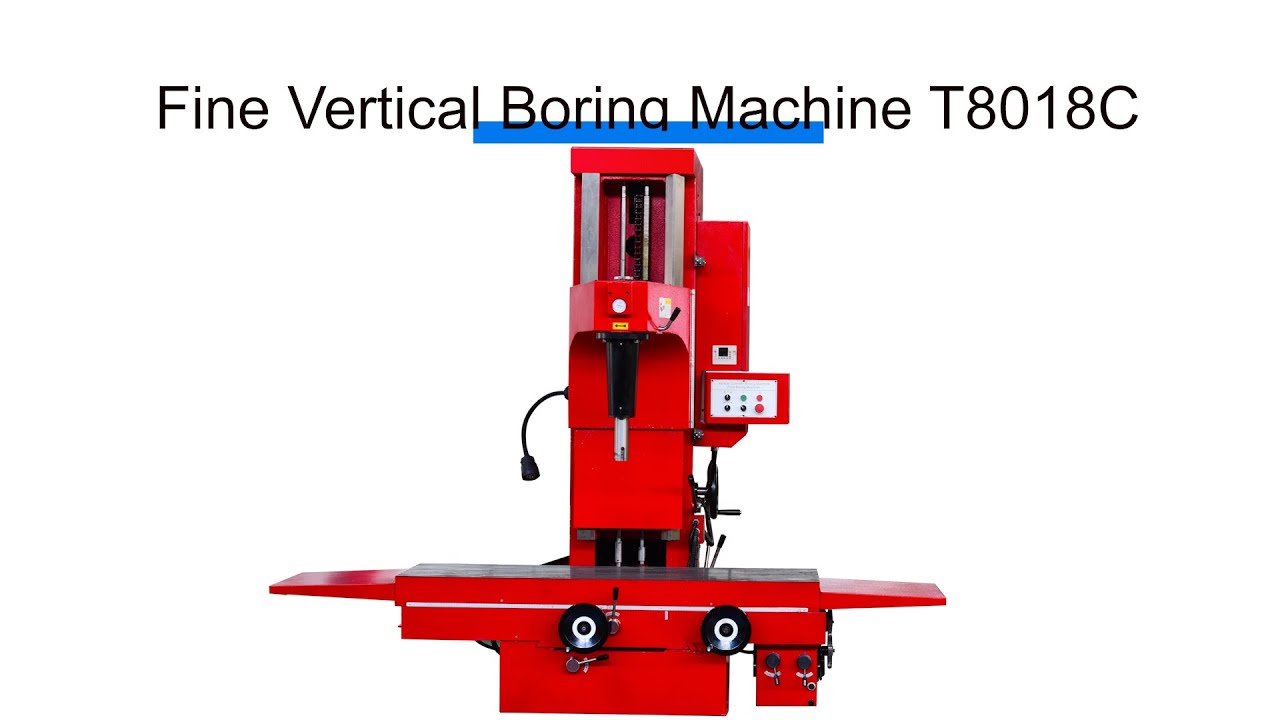 JN QUALITY CNC T8018C Fine Vertical Boring Machine Main Parts - YouTube