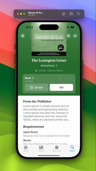 Let’s recreate Apple Book Scroll Animation using SwiftUI | #apple #ios #design #ui - YouTube