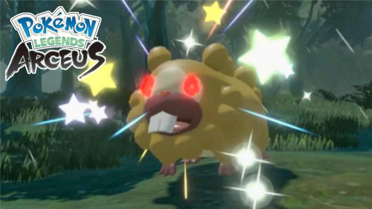 I Caught God!! Shiny Alpha Bidoof - Pokémon Legends Arceus - YouTube