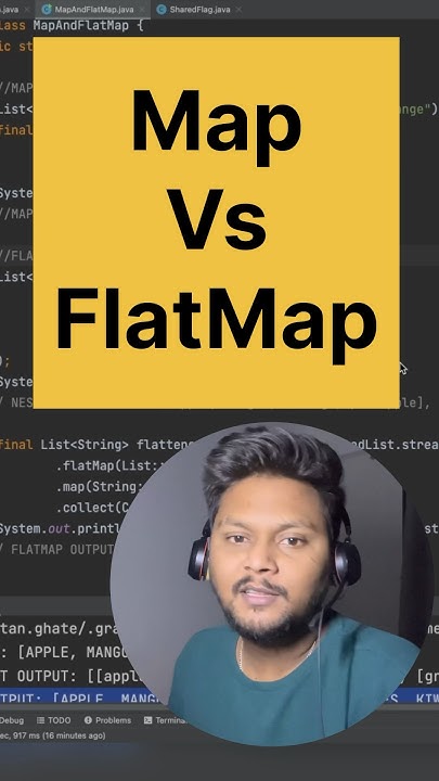 Map Vs FlatMap In #java - YouTube