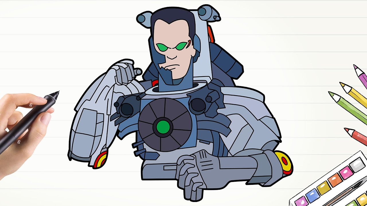 Cara menggambar G Man Cyborg Toilet di alam semesta zombie Skibidi ...