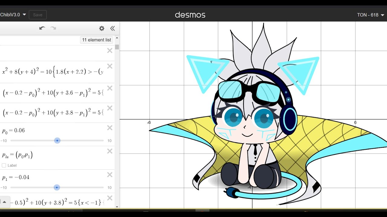 Making MV3 Art in Desmos (Timelapse) 16 hours - YouTube