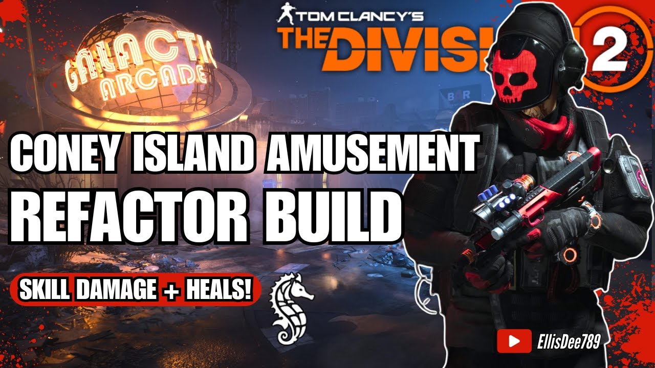 Coney Island Amusement Park SOLO | Refactor Skill Damage Heal Build ...