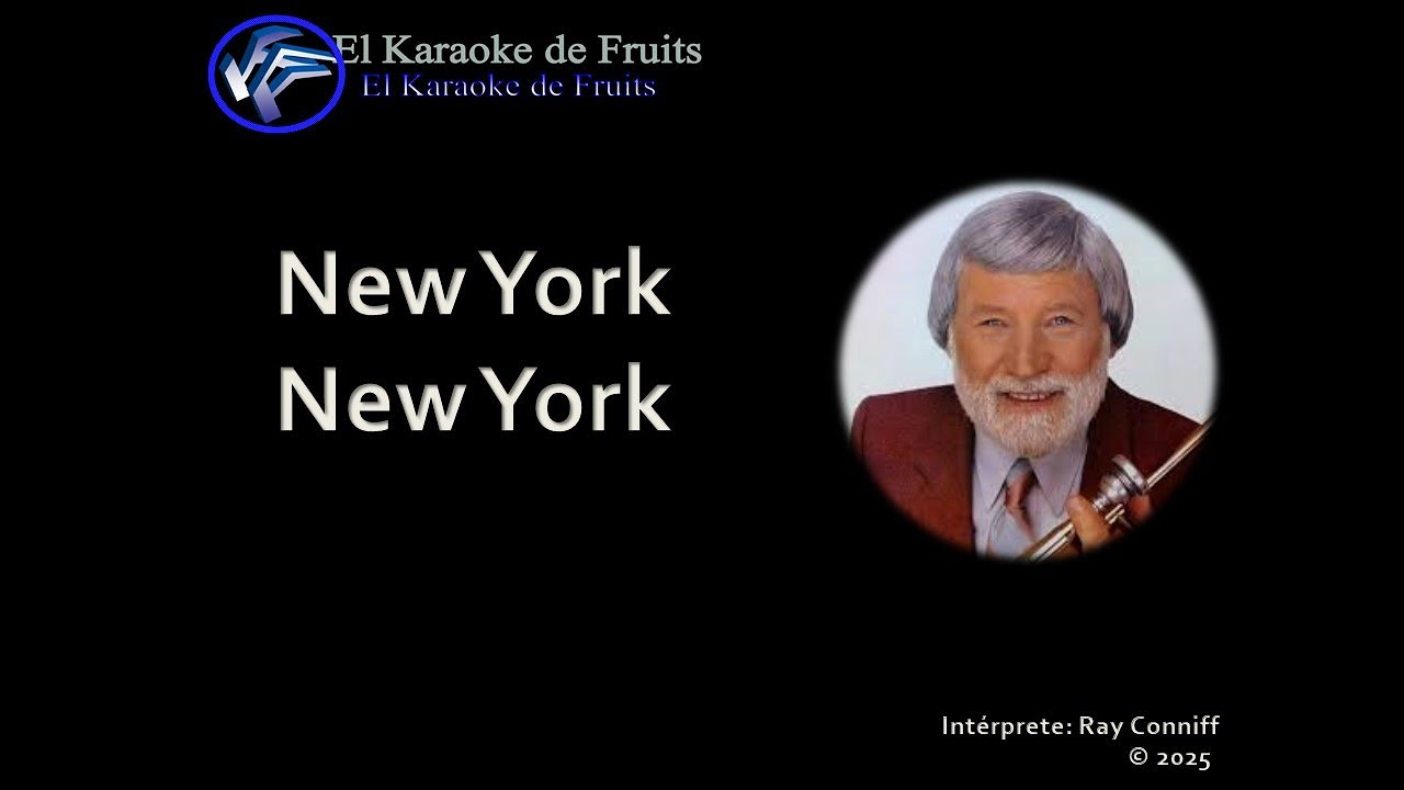 Ray Conniff New York New York Karaoke - YouTube