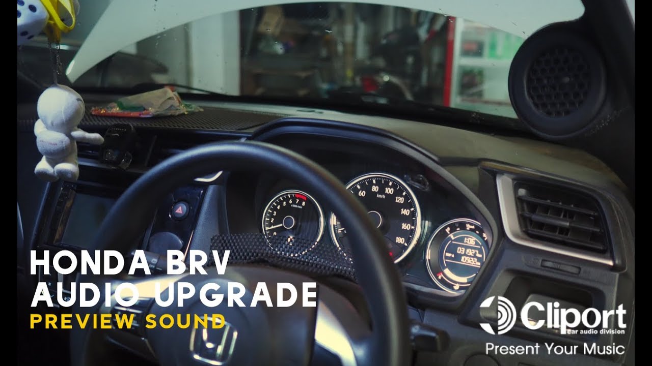 Honda BRV Preview Sound Audio Upgrade 2way Active Scanspeak - YouTube