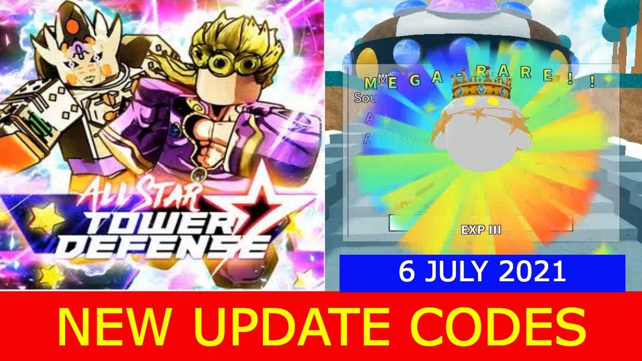 NEW UPDATE CODES [ UPDATE! ] All Star Tower Defense ROBLOX | 6 JULY ...