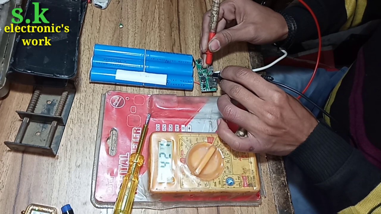 power bank repair no backup problem solution - YouTube