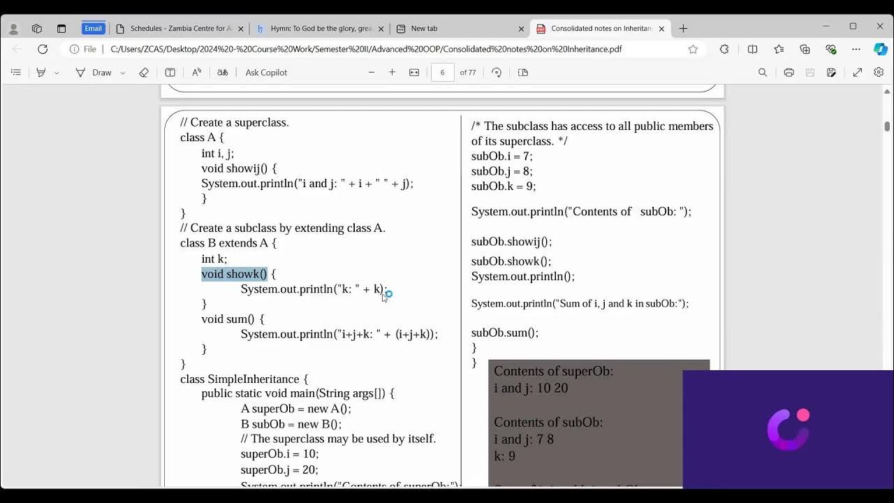 Lecture 1- Advanced Object Oriented Programming - YouTube