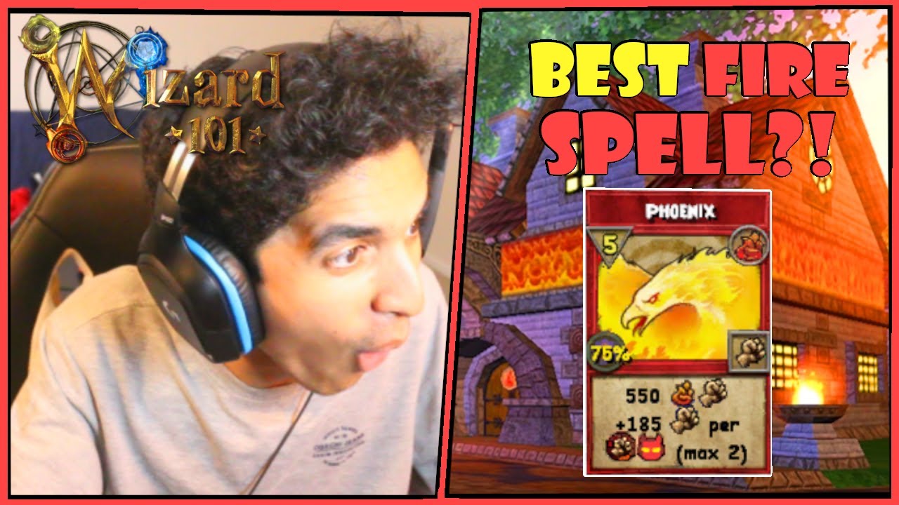 Wizard101 Max (150) Fire PvP: MAX Tier Phoenix Spam Is OP?! - YouTube