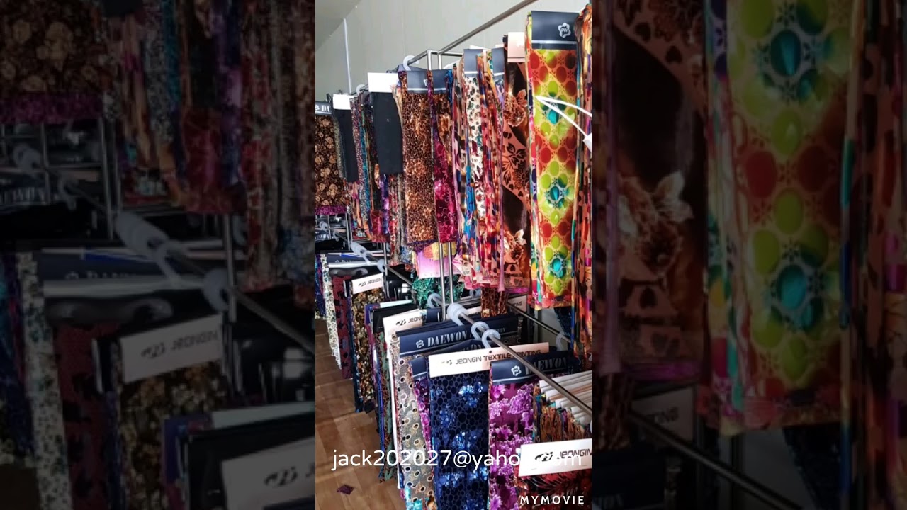 South Korea fabric material - YouTube