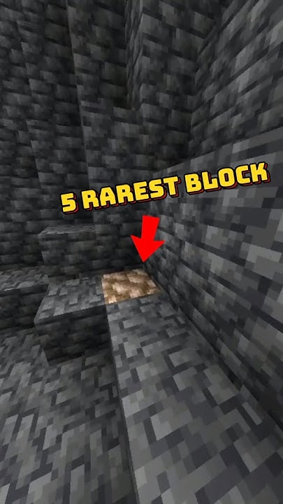 Discover The Rarest Block In Minecraft 😮 | #shorts #minecraft - YouTube