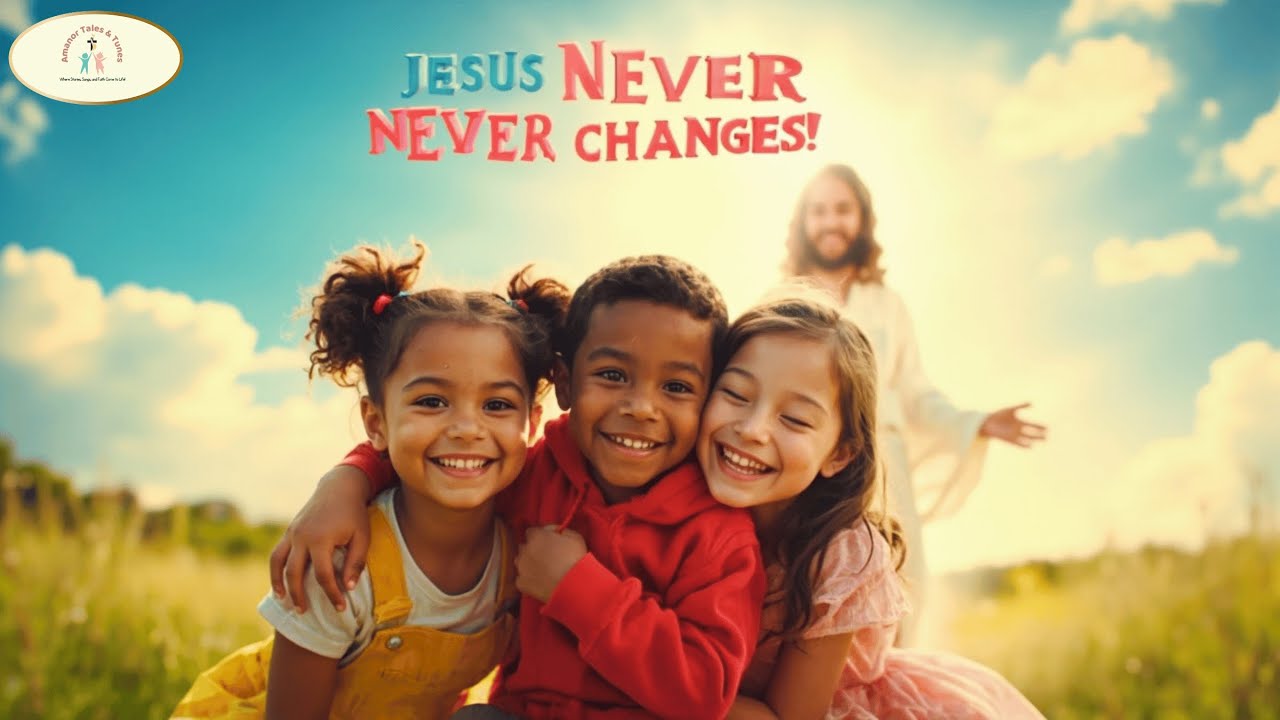 Jesus Never Changes - Kids Worship Song - Animated Music Video for ...