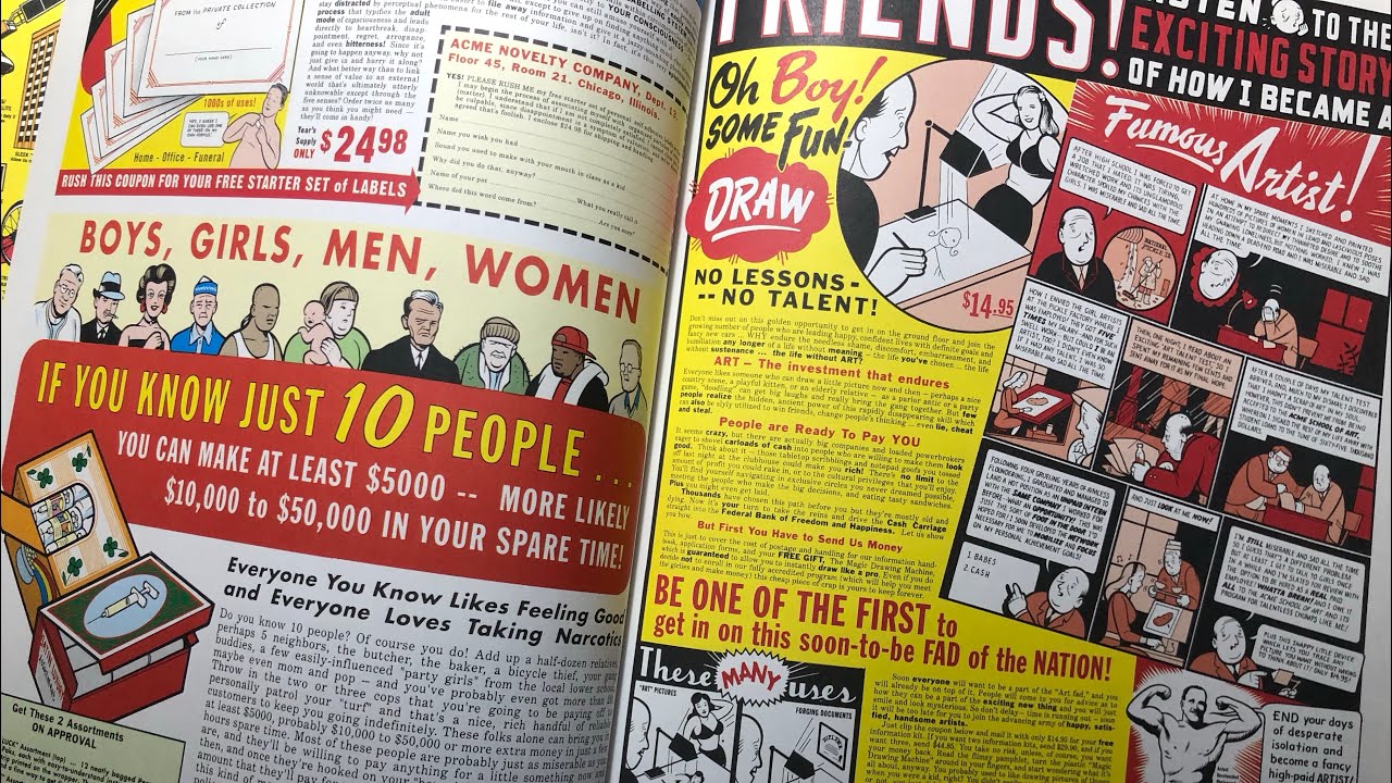 The Acme Novelty Library (Pantheon Graphic Library) by Chris Ware - YouTube