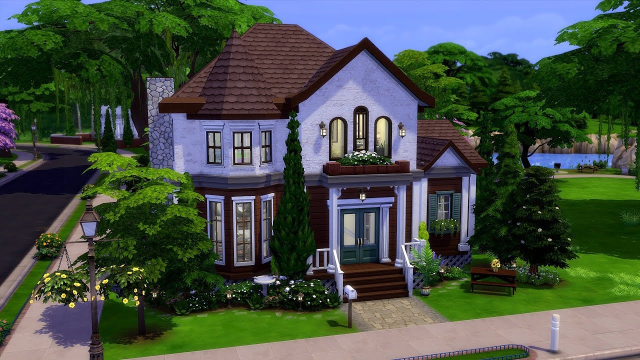 The Sims 4 || Speed Build || Base Game + Amazing News! - YouTube