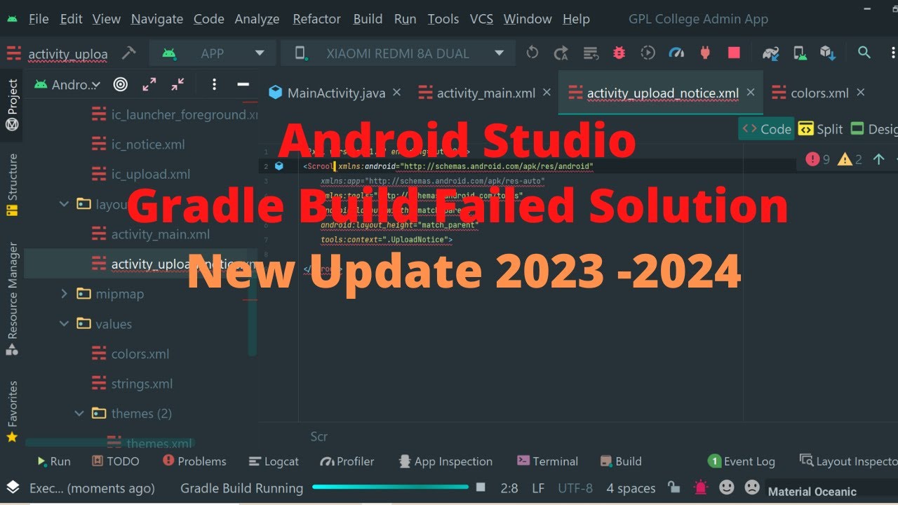 Android Studio Gradle Build Failed Solution New Update 2023 -2024 - YouTube Android Studio Gradle Build Failed Solution New Update 2023 -2024 - YouTube