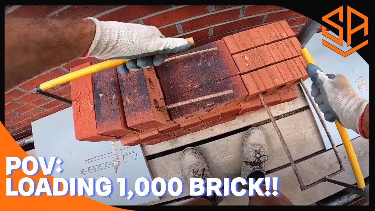 LOADING OUT 1000 BRICKS ON THE WEEKEND - YouTube
