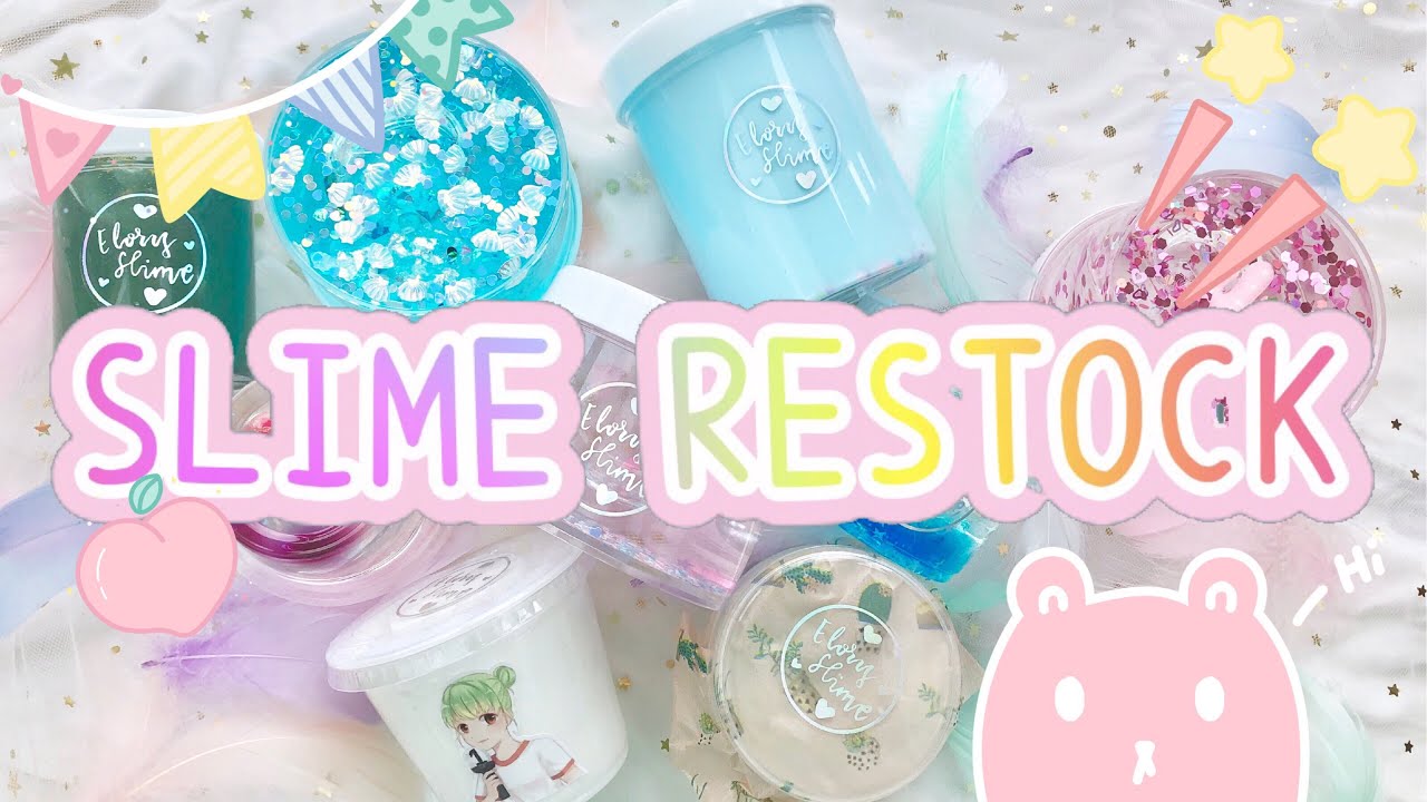 新品史萊姆販售🍑1月份1️⃣丨久違的影片😭【ELORY SLIME】 - YouTube