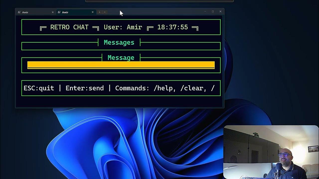 DEMO: Rust Chat Application - Using Cursive TUI - YouTube