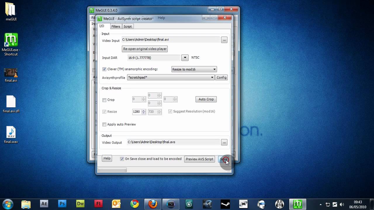Megui X264 Encoding Tutorial Voice Youtube