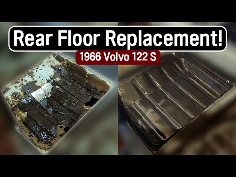 Rusty Floor Repair in the Volvo Amazon! - YouTube