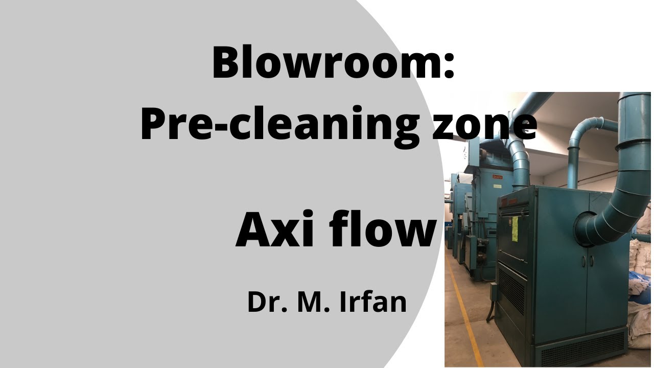 Blowroom line: Axi Flow in pre cleaning zone - YouTube