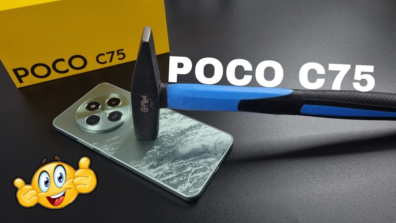 Poco C75 Screen Scratch Test 🔨🛠️| Poco C75 Durability Test 🔨 - YouTube