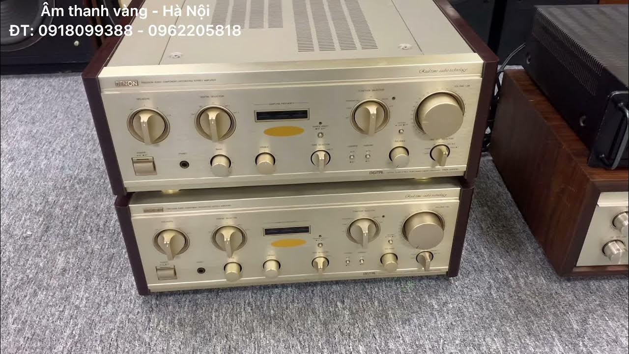 BỐN CHIẾC ÂMPLY VỪA TỪ NHẬT VỀ, CARVER 1090; DENON 890DG; LUXMAN 68A - YouTube