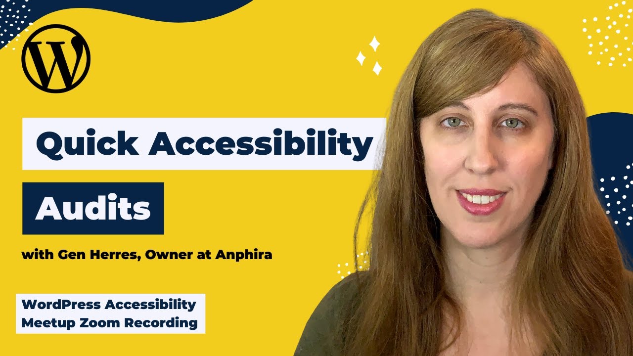 Accessibility Quick Audits - Easy A11y Guide