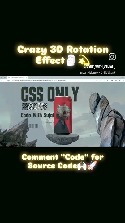 Crazy 3d animation effect - YouTube