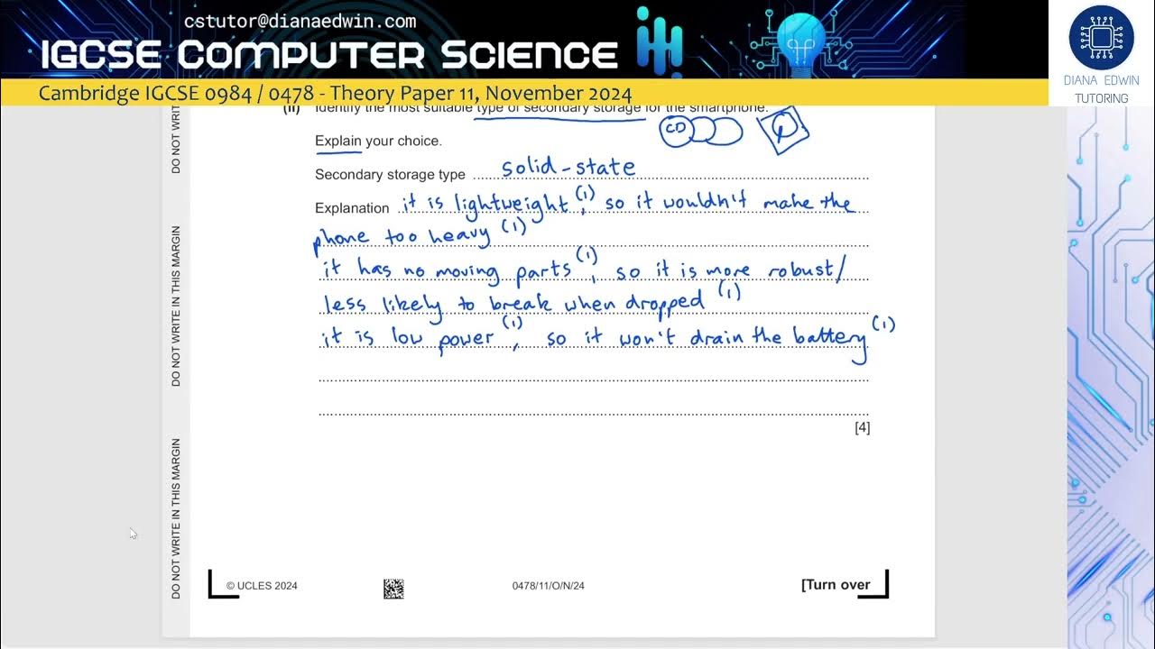 Cambridge IGCSE 0984 / 0478 November 2024 Theory Paper 11 Walkthrough ...