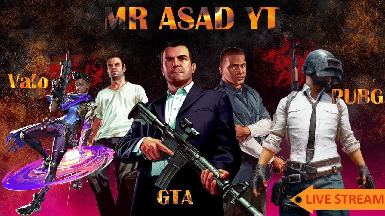 GTA 5 ROlEPLAY /Paradise Roleplay / VALORANT / PUBG /MR ASAD YT - YouTube