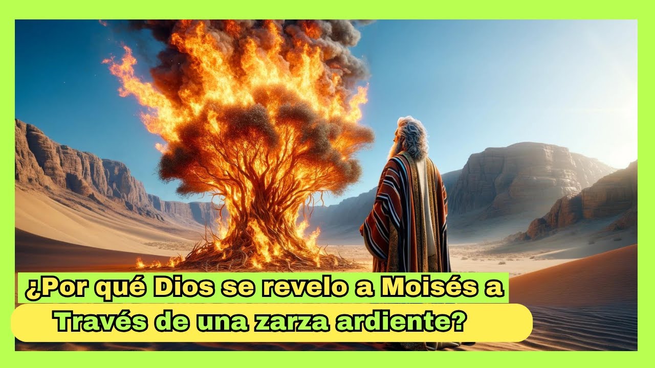¿Por qué Dios se revelo a Moisés a Través de una zarza ardiente? - YouTube