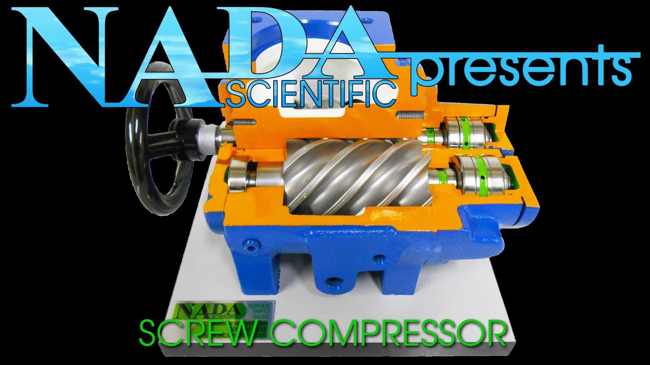 Screw Compressor - NADA Scientific - YouTube