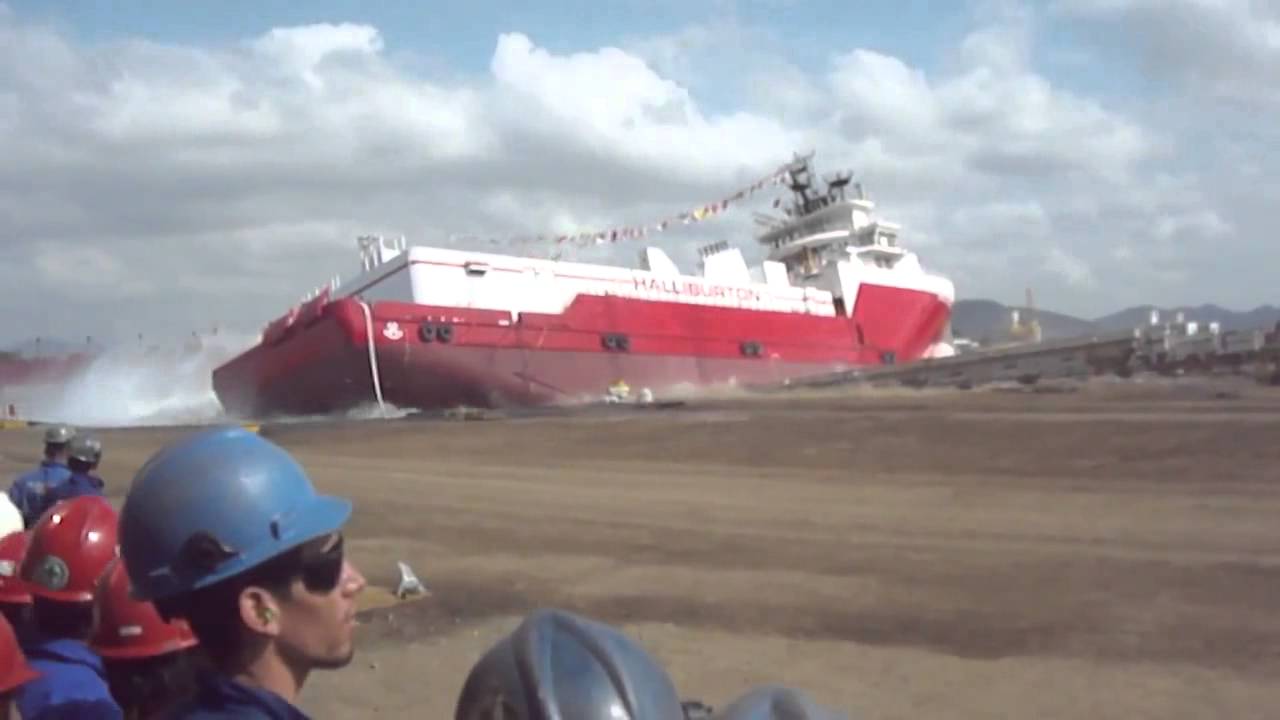 Lançamento Stim Star Brasil Halliburton - Navship - YouTube