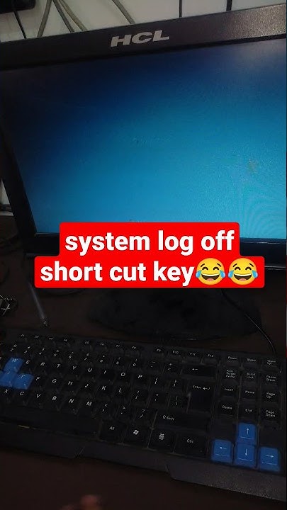 system log off shortcut key🔥🔥 #shortvideo #youtube - YouTube