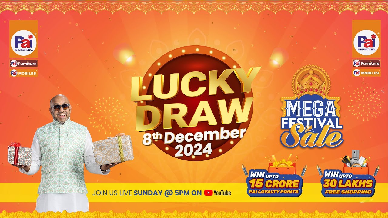 MEGA FESTIVAL SALE 2024 | LIVE DRAW EVENT | PAI INTERNATIONAL - YouTube