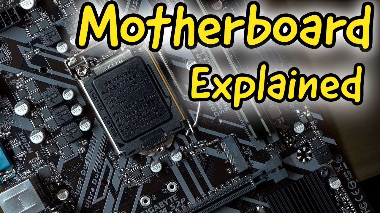 Motherboard Explained: Sizes, Function, PCIe, I/O and more - YouTube