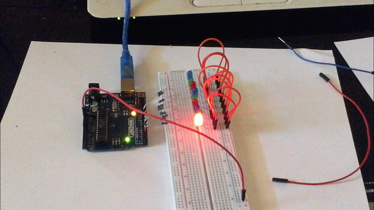 Montage arduino diodes - YouTube