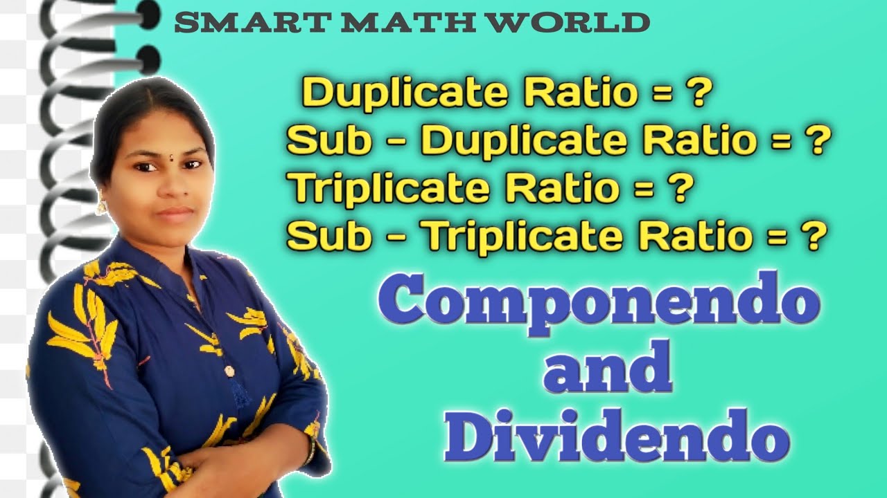 types of ratio,componendo and dividendo examples solved - YouTube