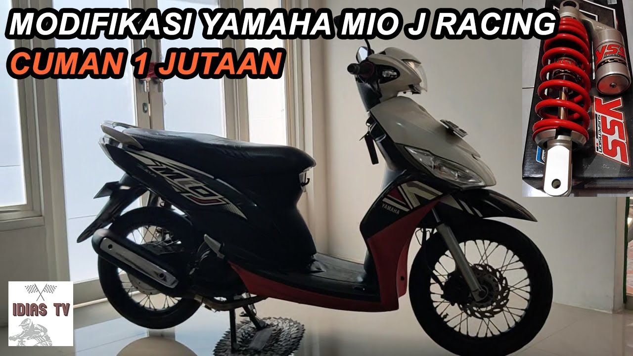 REVIEW MODIFIKASI YAMAHA MIO J RACING HARIAN (KANTONG PELAJAR) - YouTube