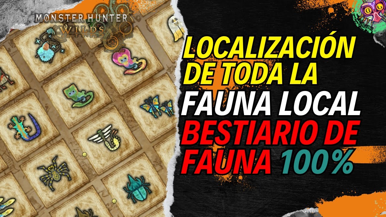 LOCALIZACIÓN de TODA la FAUNA LOCAL | BESTIARIO DE FAUNA 100% | 💯 ...