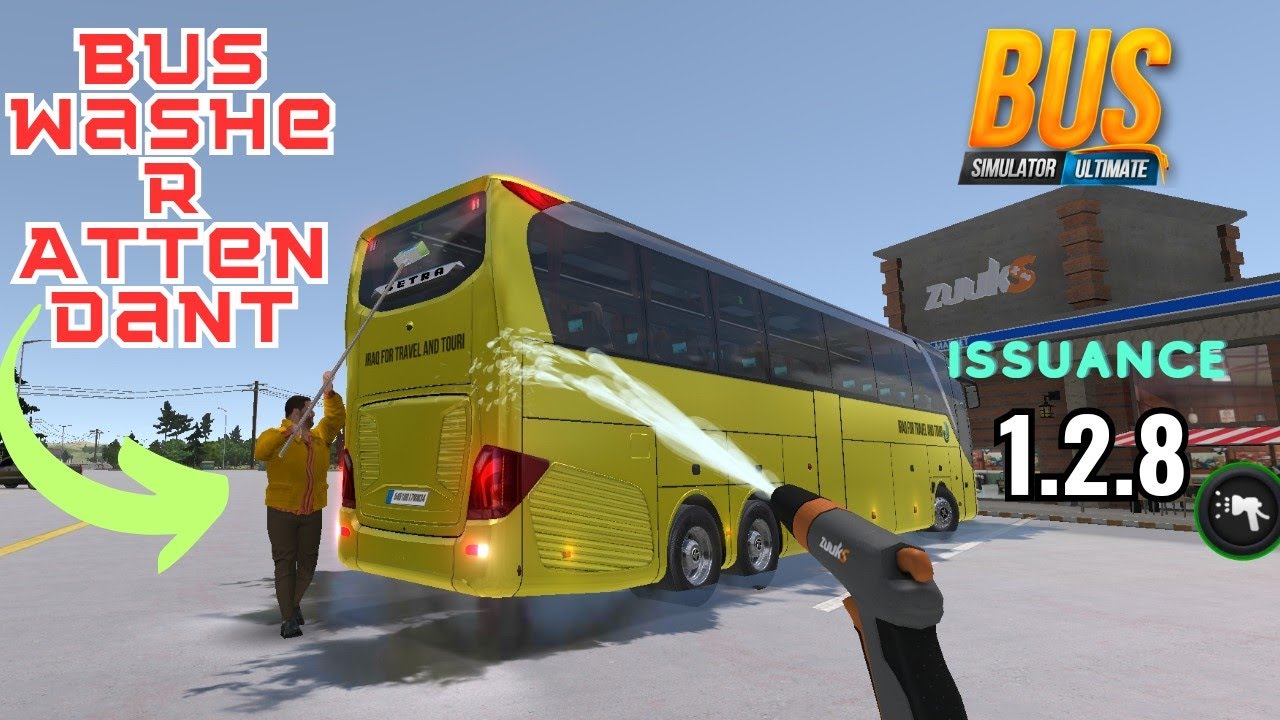NEW UPDATE!! BUS WASHING FACILITY OFFICER // Setra LICENSE | BUS ...