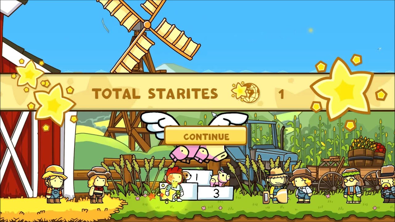 Scribblenauts Unlimited Level 1 [Back to the Basics] - YouTube