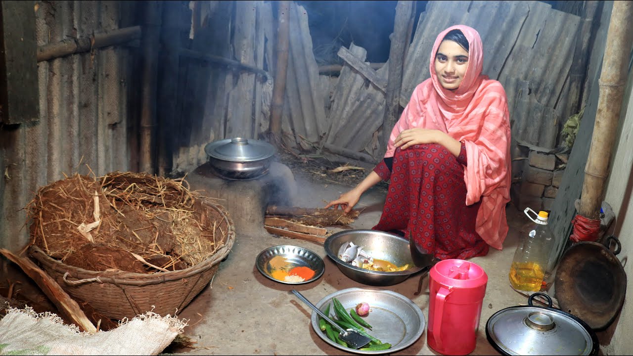 Daily Routine Village Life in india | Cooking Chicken and Vegetable ...