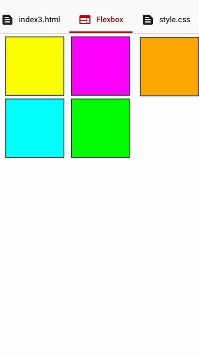 Responsive layout (Flexbox) #css #htmlcss #coding #css3 #html #webdesign #webdevelopment # ...