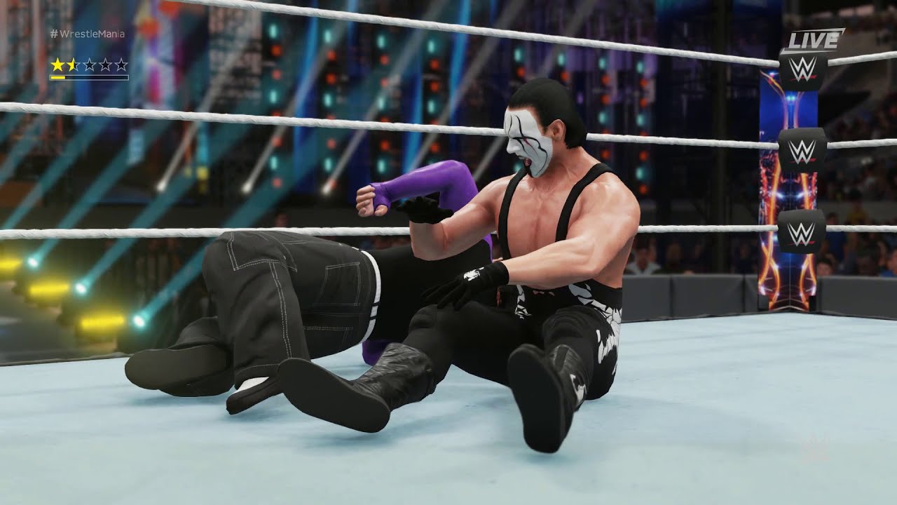[WWE 2K18] Jeff Hardy vs. Sting - YouTube