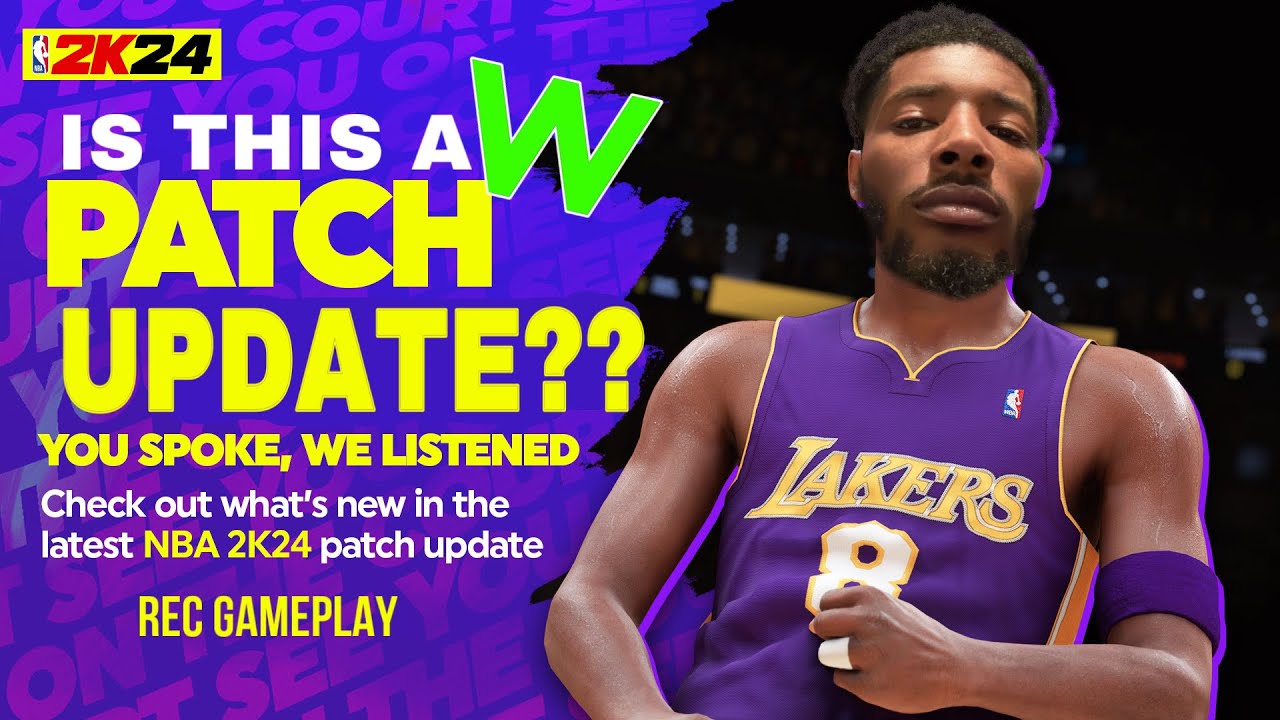 NBA 2K24 PATCH UPDATE??? W or L??? REC GAMEPLAY LIVE ON TWITCH - YouTube