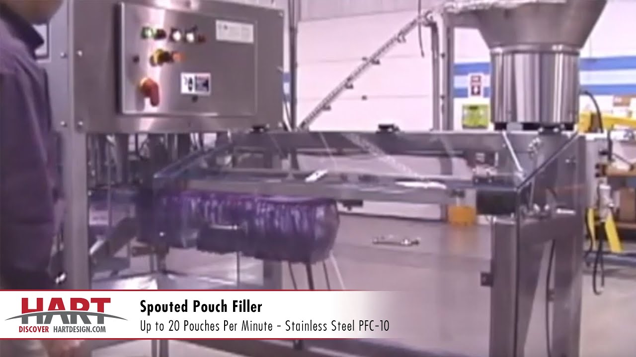 Spouted Pouch Filler | Food Packaging | HART Design & Manufacturing ...
