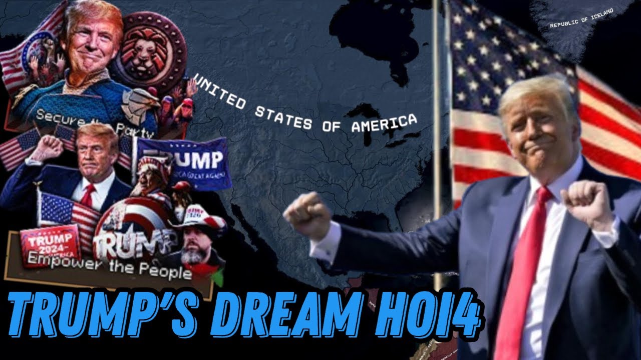 TRUMP WINS CIVIL WAR - HOI4 THE FIRE RISES - YouTube
